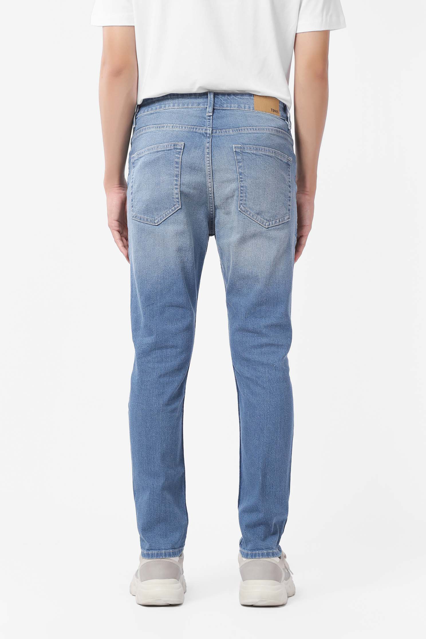 Men Slim Fit Trashed Jeans | TEN11