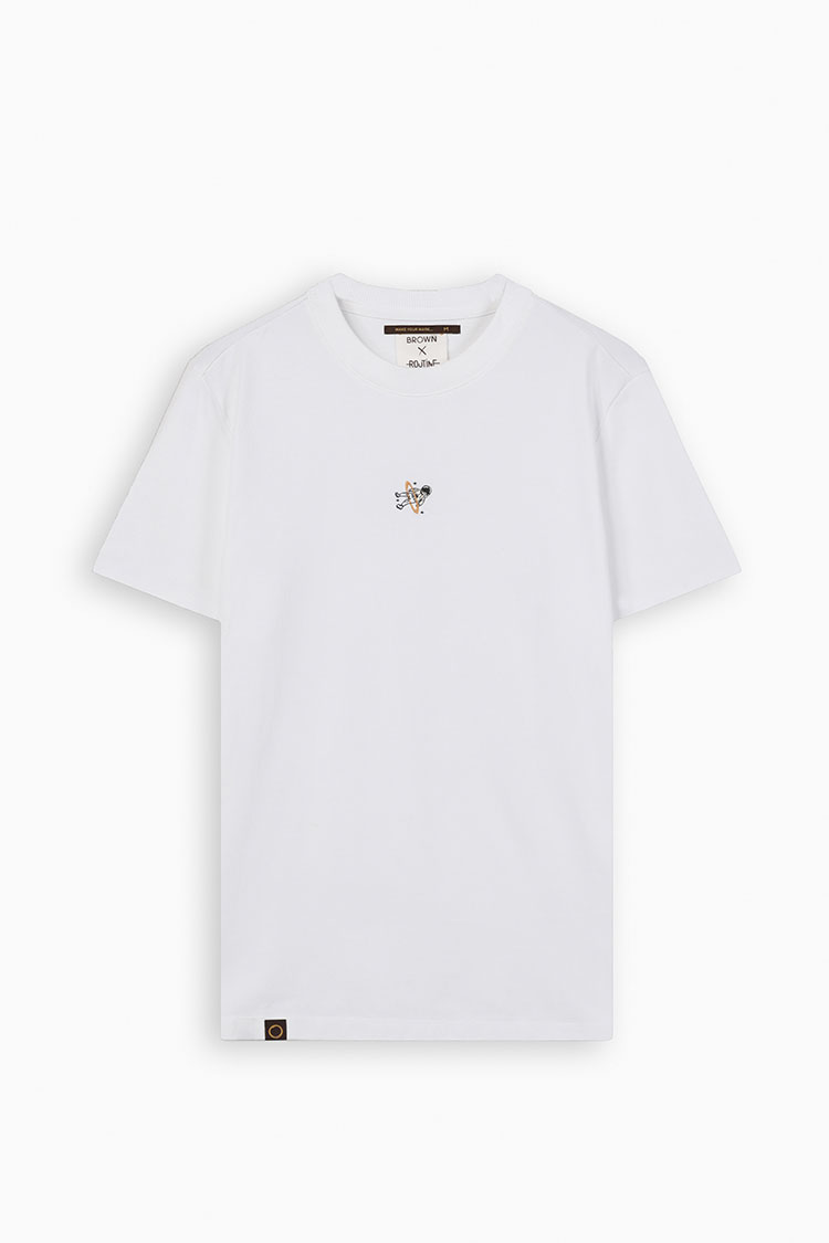 Brown X Routine Unisex Coffee T-shirt | ZANDO