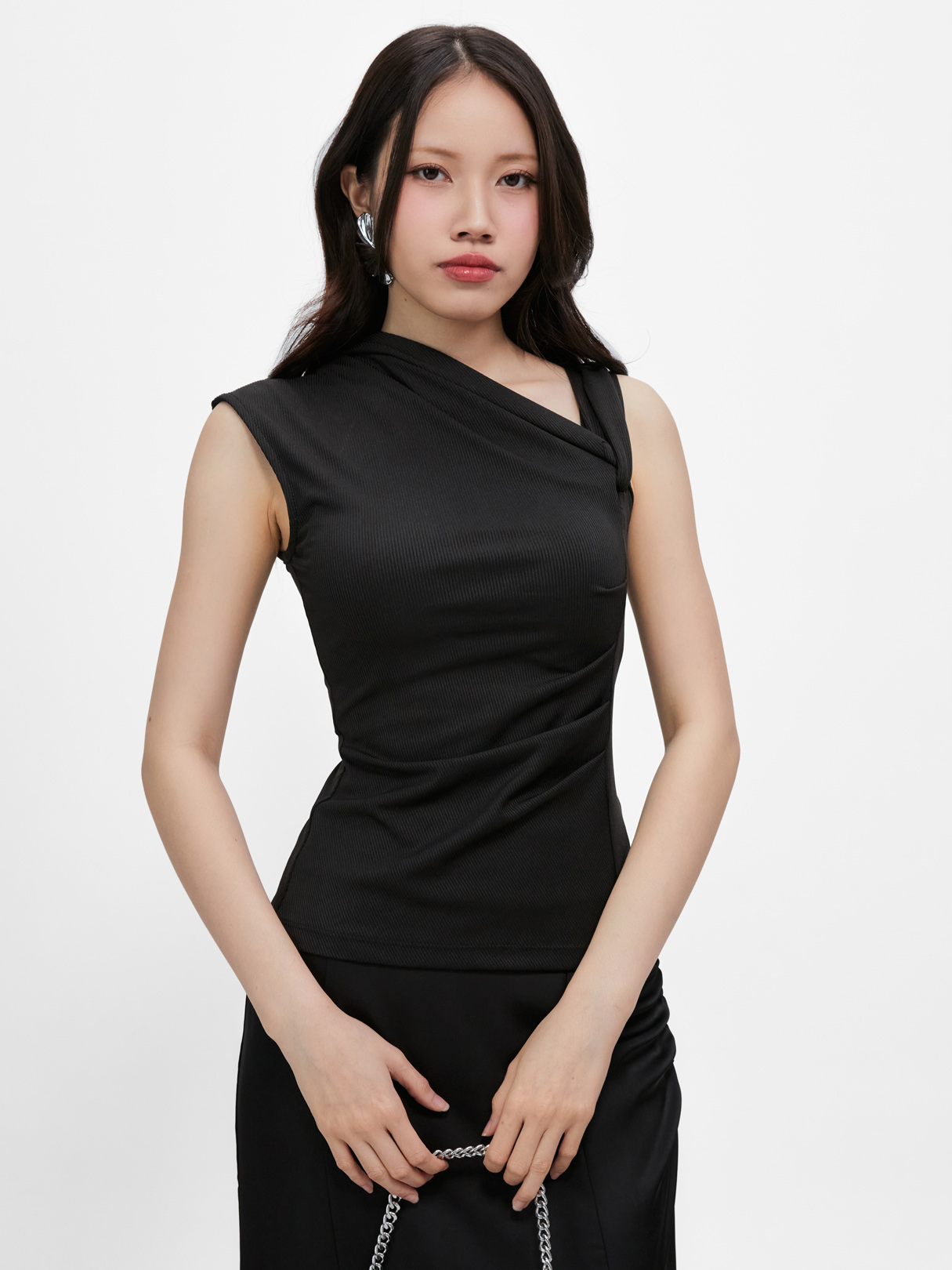 Double Strap Asymmetric Top | ZANDO