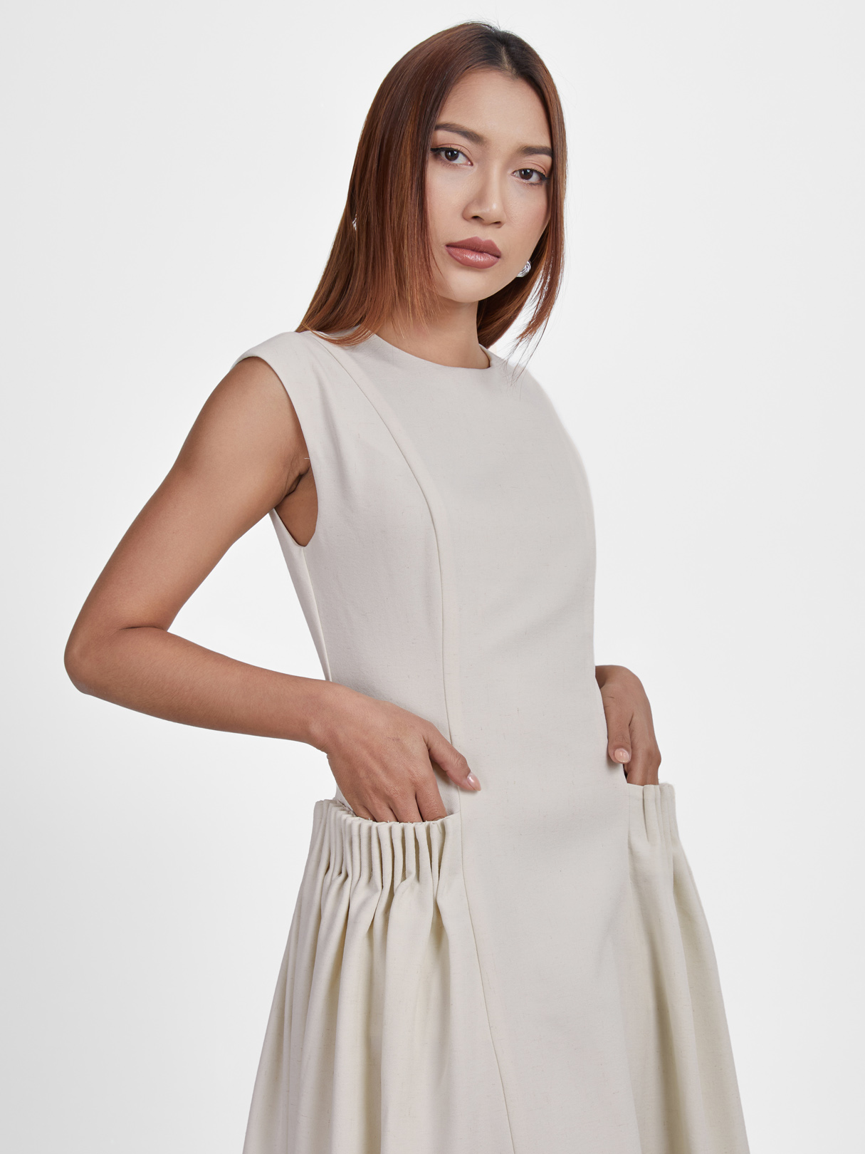 Maxi pleated Dress | ZANDO