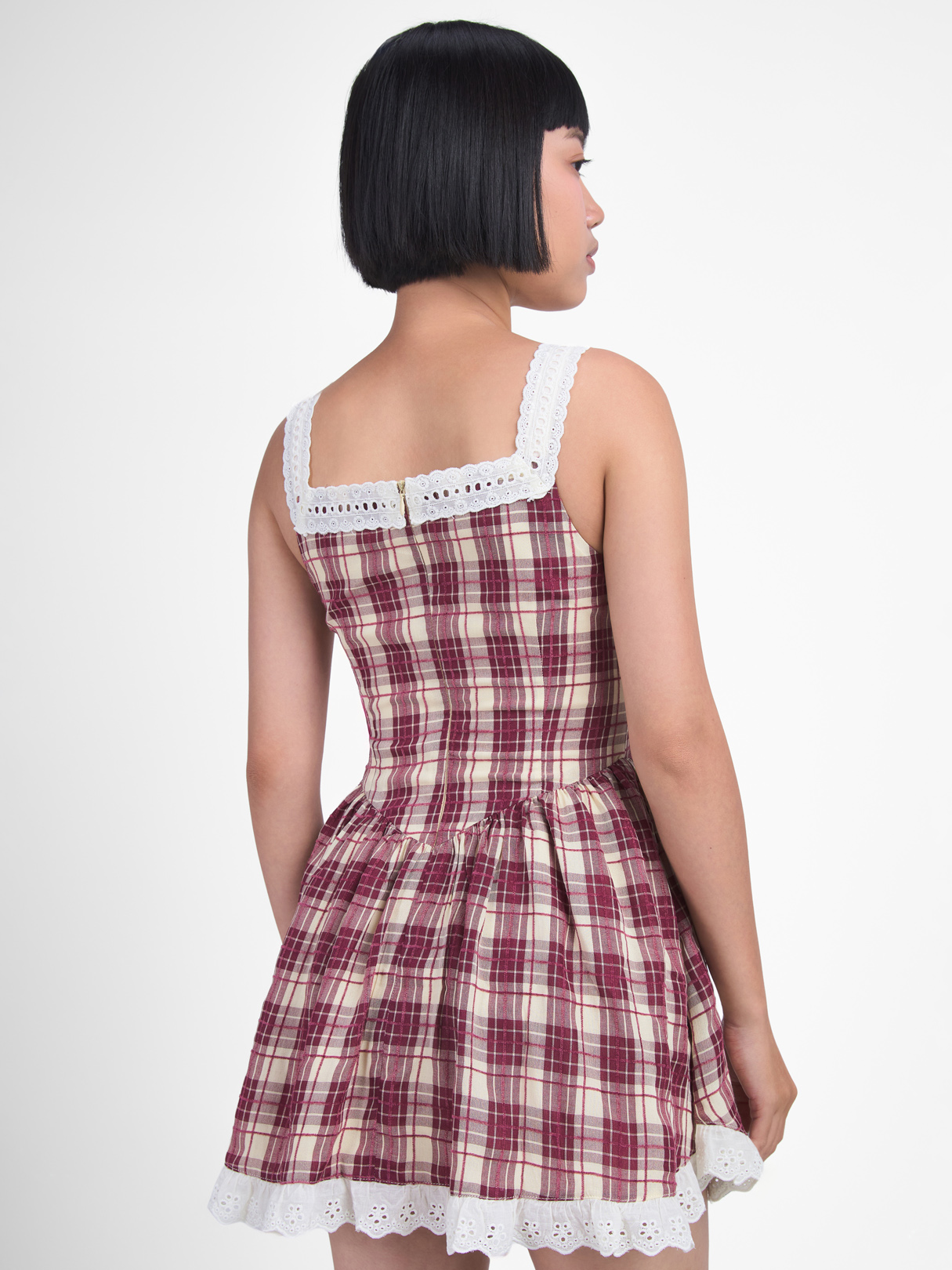 Laced Mini Dress | ZANDO