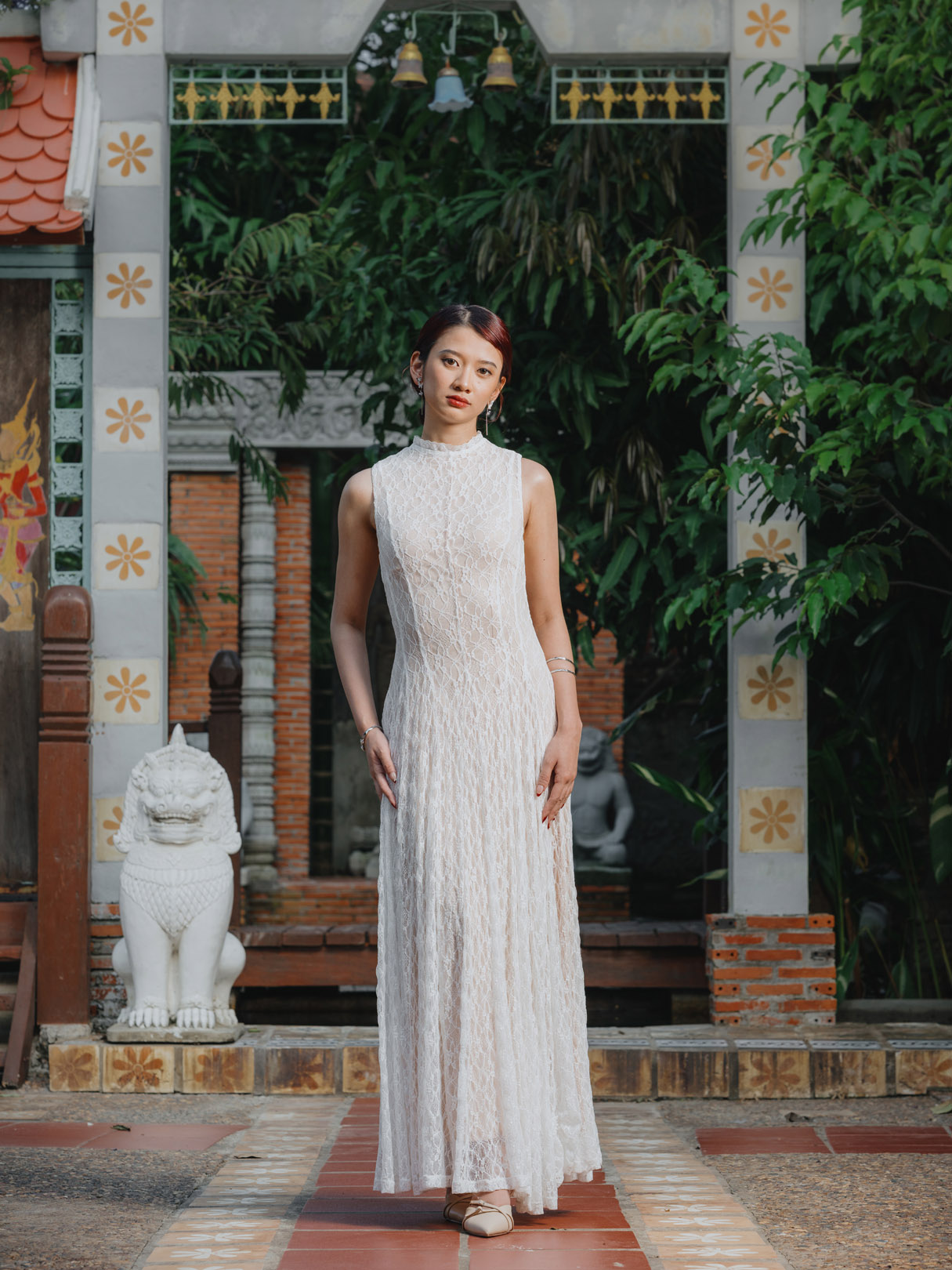 Laced Midi Dress | ZANDO