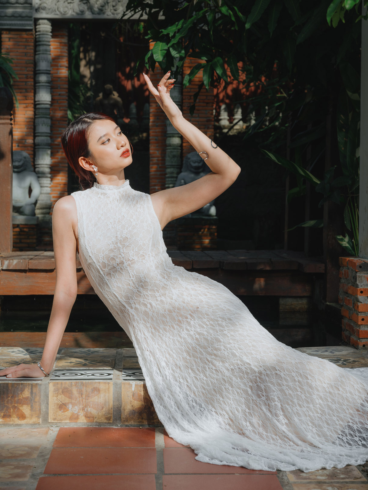 Laced Midi Dress | ZANDO